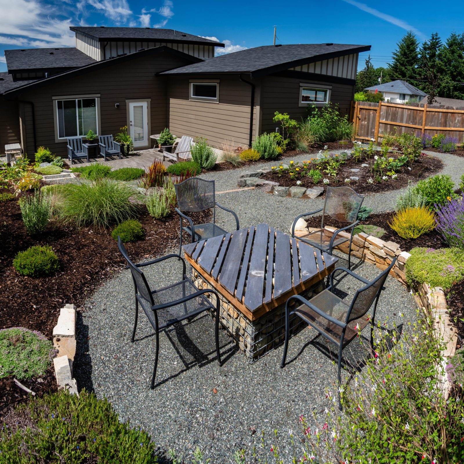Gabions & Grasses - Arianne Huene Landscape Design